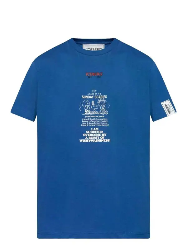 Iceberg Peanuts-print T-shirt - Blue