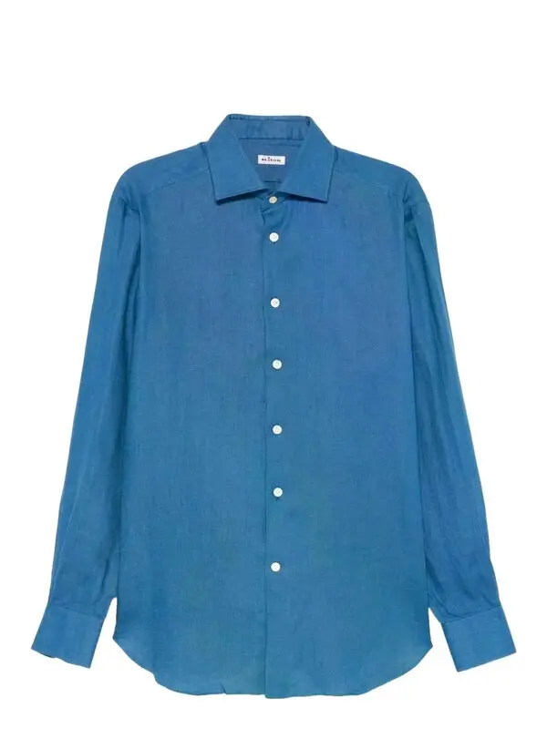 Kiton Linen Shirt - Blue