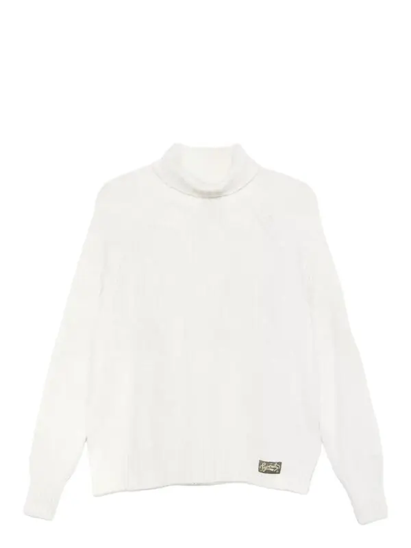 Superdry Roll-neck Sweater - White