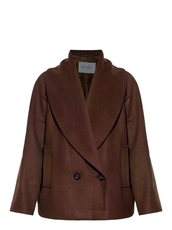 Max Mara Quatto Double-breasted Jacket - Brown