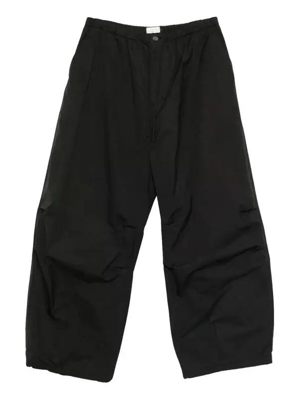 AMOMENTO Drawstring Trousers - Black