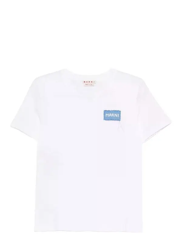 Marni Logo-patch T-shirt - White