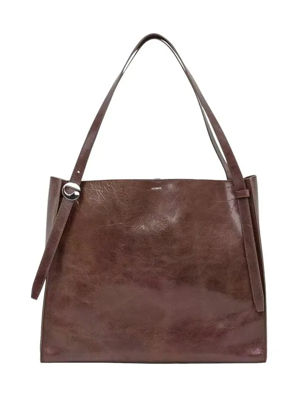 Coperni Belt Tote Bag - Brown