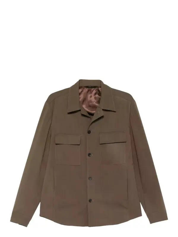 BRIGLIA 1949 John Shirt Jacket - Brown