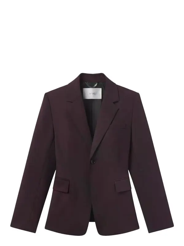 A.L.C. Elza Single-breasted Blazer - Purple