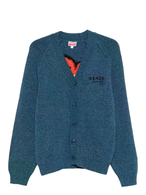 Kenzo Boke Flower Cardigan - Blue