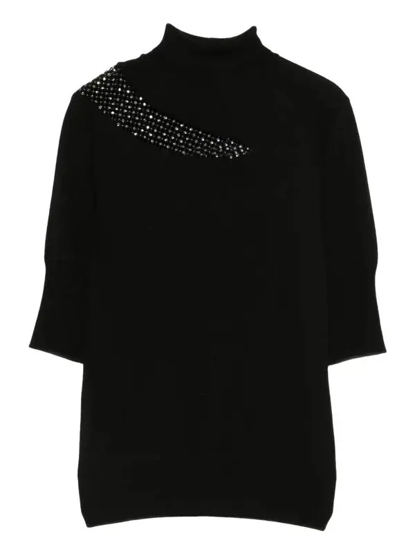 GENNY High-neck Top - Black