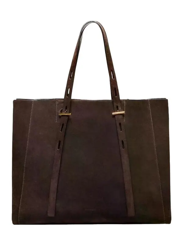 MINOBOSSI Paula Suede Tote Bag - Brown