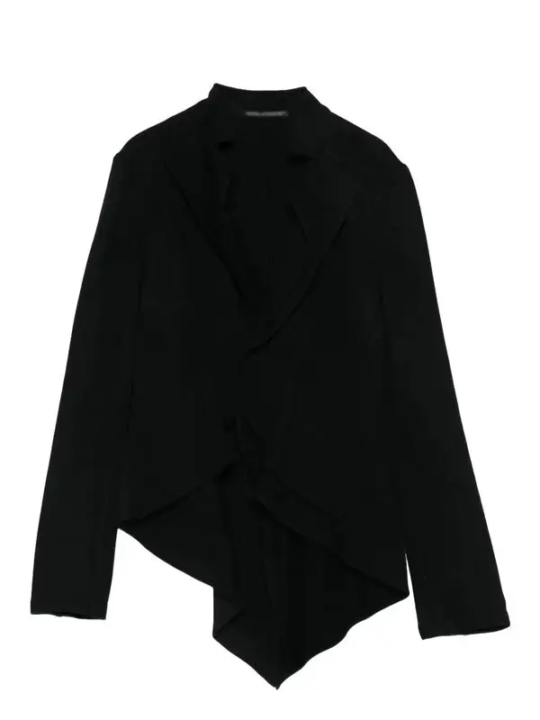 Yohji Yamamoto Asymmetric Jacket - Black