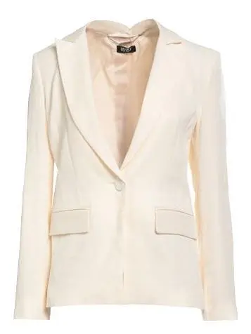 LIU •JO Single-breasted Blazer - Beige