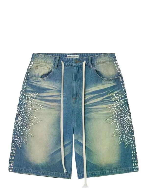 VALE FOREVER Studded Siren Chinos - Blue