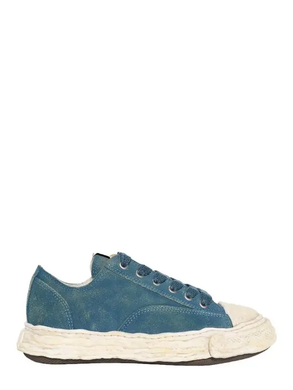 Mihara Yasuhiro Peterson Og Sole Vintage Suede Low-top Sneakers - Blue