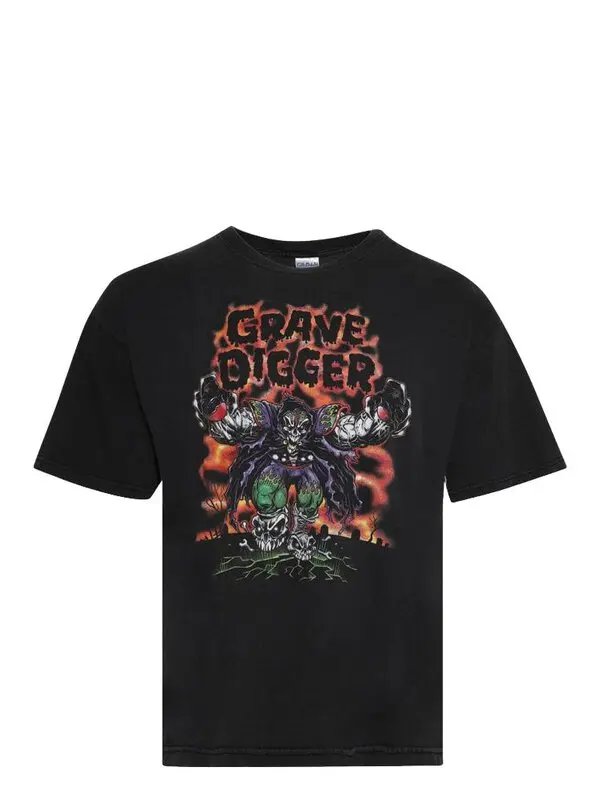 EARTHLING VIP Grave Digger Vintage Tee Grave Digger - A