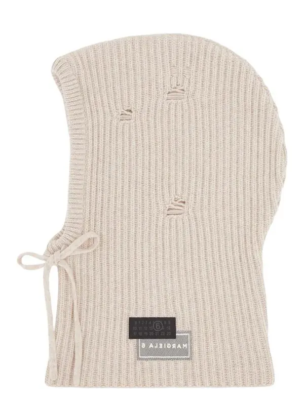MAISON MARGIELA Wool Hood - Beige