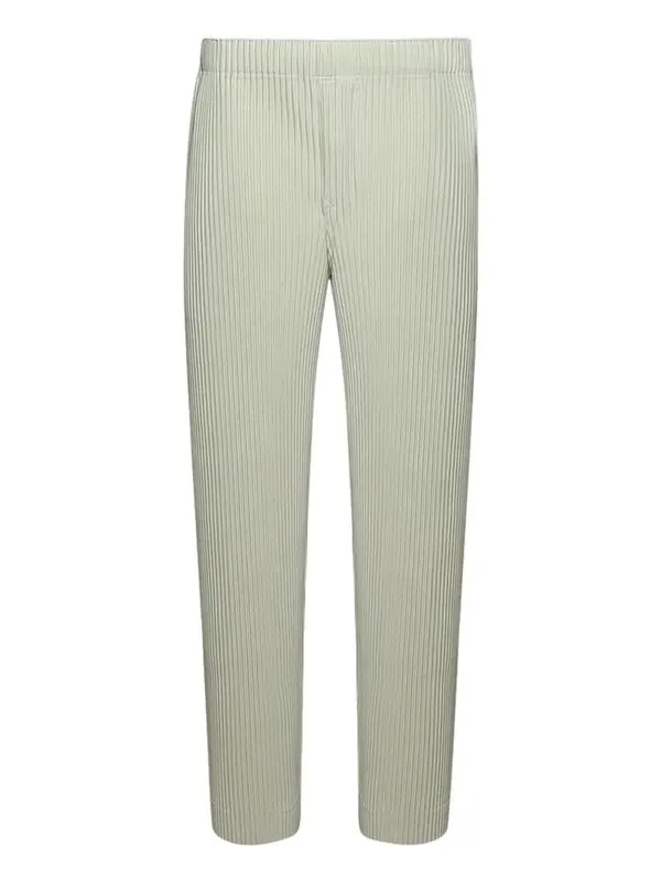 Issey Miyake Pleated Wavellite Pants - Green