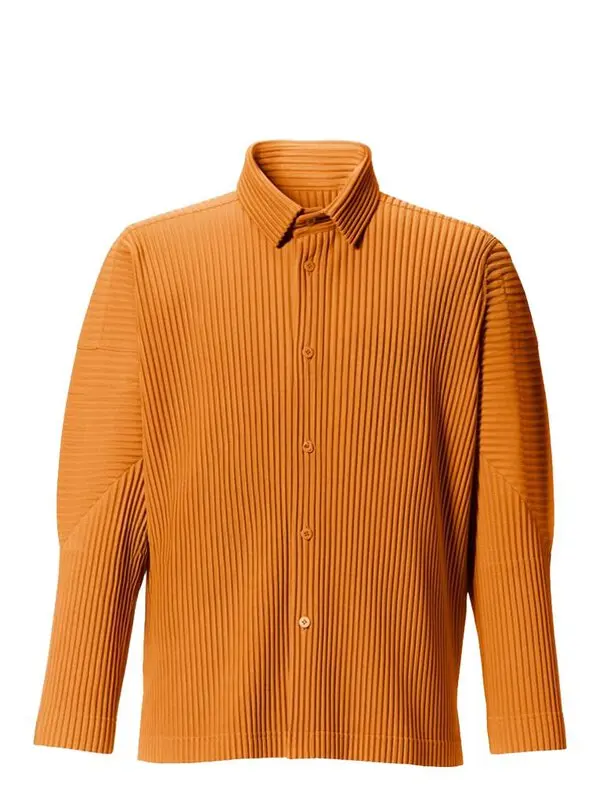 HOMME PLISSÃ ISSEY MIYAKE Long Sleeve Shirt Wavellite - Orange