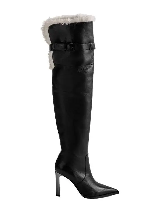 Rudsak Perna Leather Tall Boots - Black