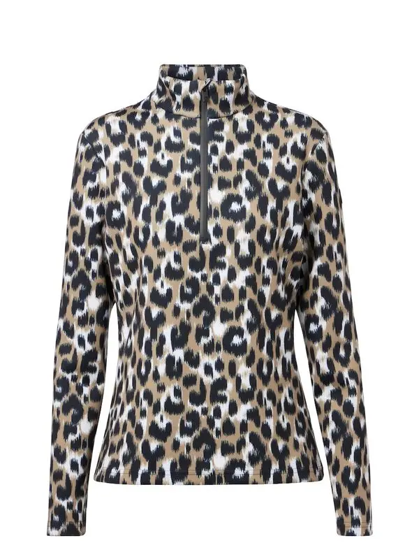 Fusalp Orion Leopard-print Ski Top - Multicoloured