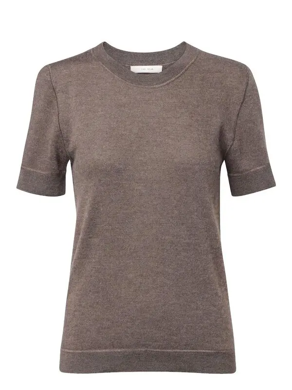 THE ROW Linnea Cashmere T-shirt - Brown