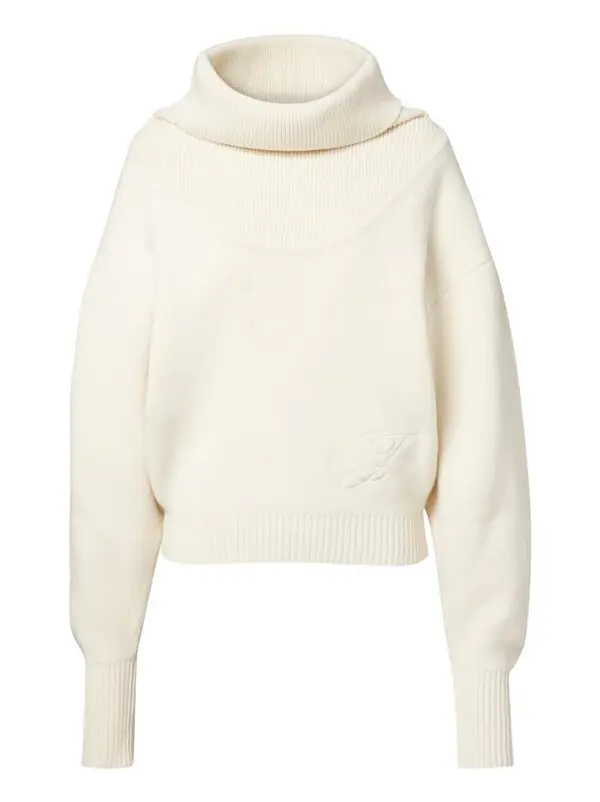 Jacquemus Balloon Wool And Cashmere Sweater - White