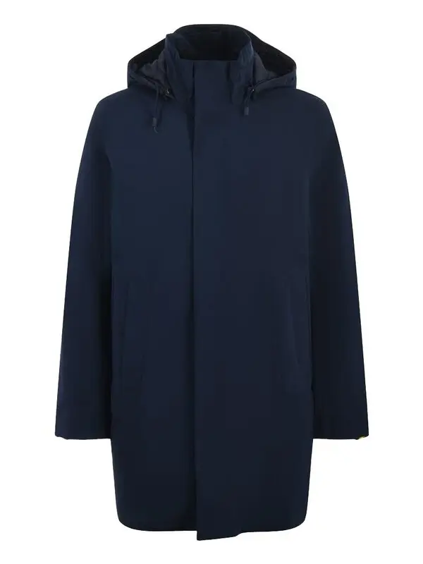 K-WAY Technical Fabric Parka - Blue