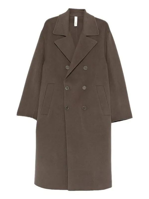 HEVO Double-breasted Coat - Grey