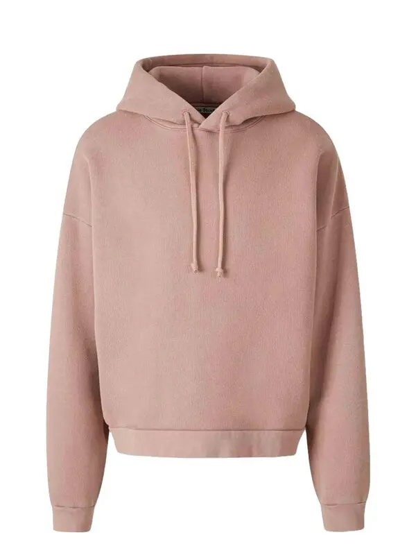 Acne Studios Cotton Hooded Sweatshirt - Old Rose