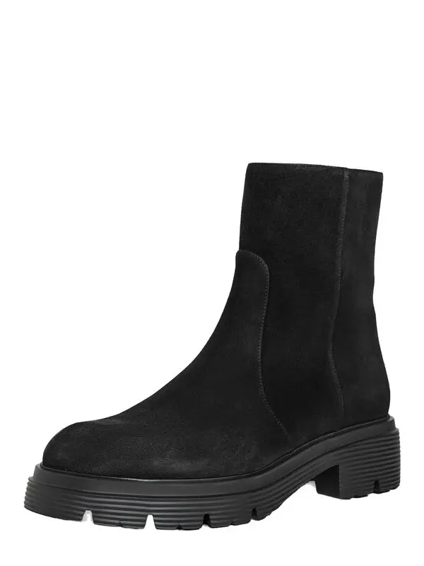 STUART WEITZMAN Soho Lite Zip Booties - Black
