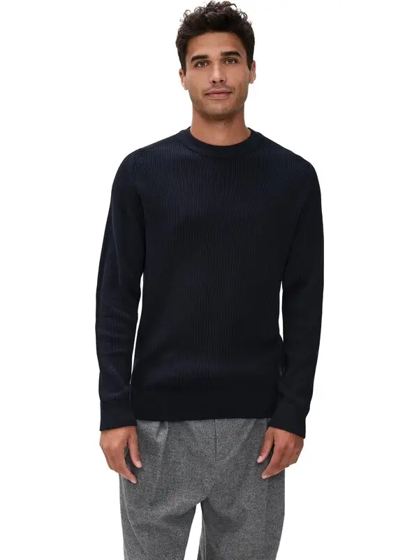 Nn07 Kaley Cotton Crewneck Sweater - Navy Blue
