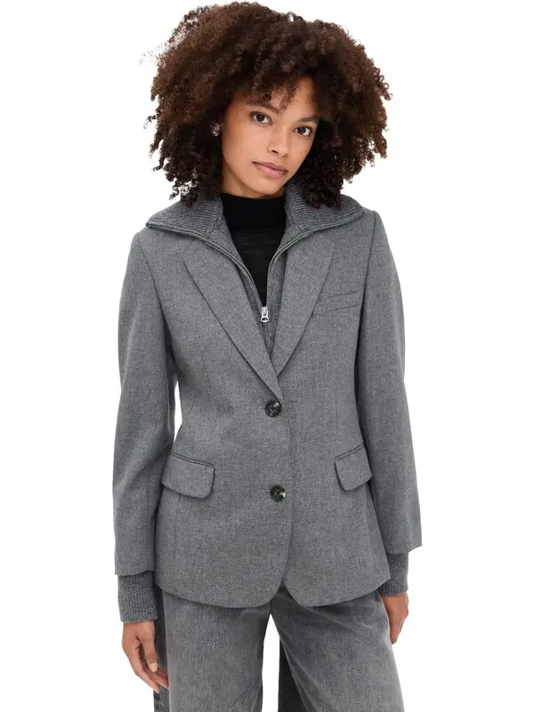 Rag & Bone Frank Boyfriend Blazer - Grey