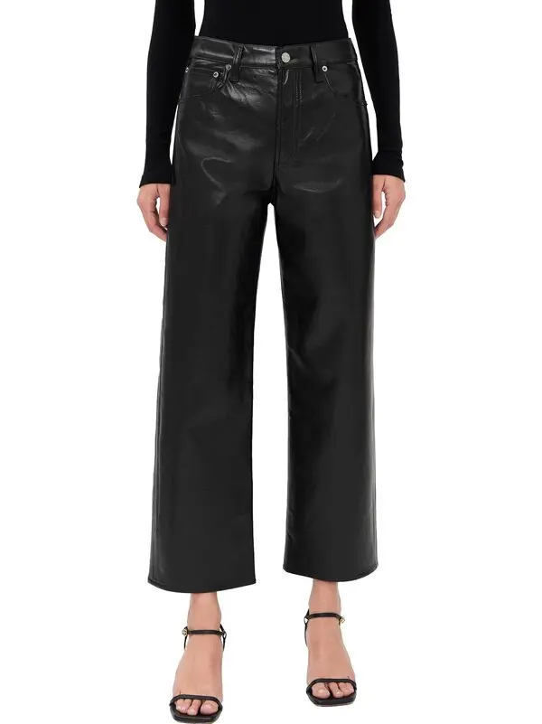 AGOLDE Ren High-rise Wide-leg Jeans - Detox