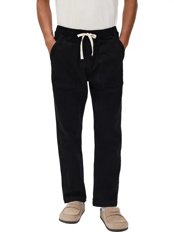 MCTAVISH Brushed Twill Pants - Black