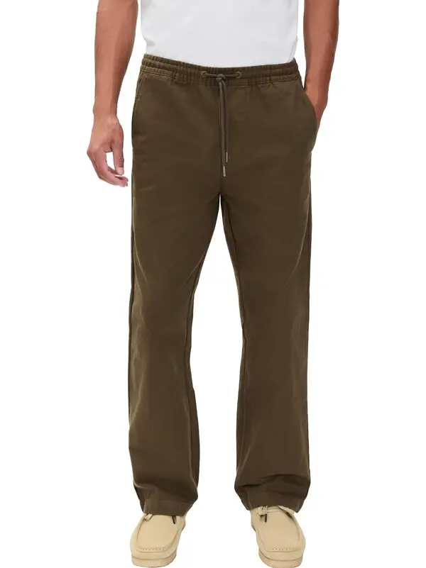 FAR AFIELD Panama Twill House Trousers - Brown