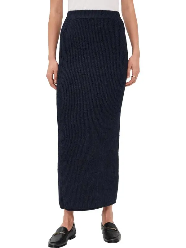 Line & Dot Hart Sweater Skirt - Navy