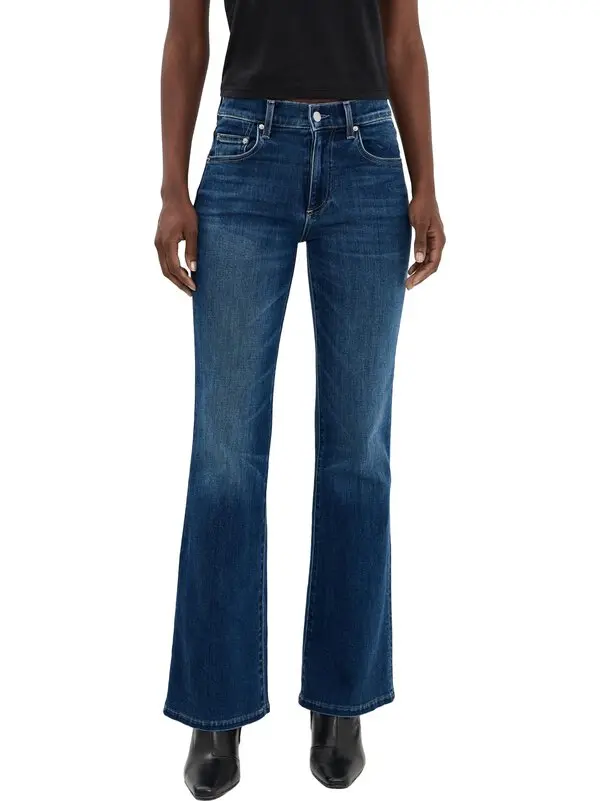 LE JEAN Baby Bootcut Mid-high Rise Jeans - Drop In The Ocean