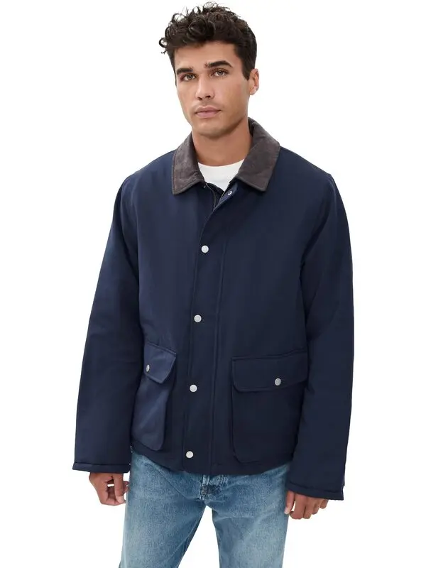 LES DEUX Montana Jacket - Dark Navy