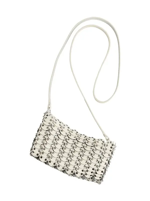 Rabanne Sac A Main Crossbody Bag - Ivory/silver
