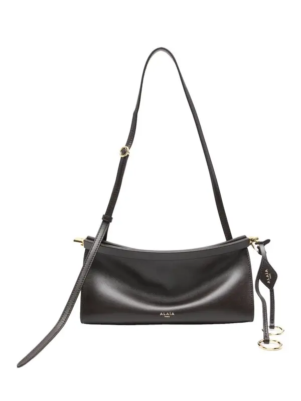 Alaïa Le Click East West Small Leather Shoulder Bag - Brown