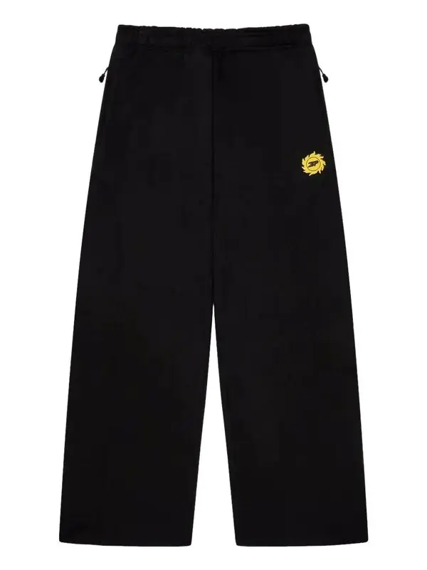 BROKEN PLANET Elastic-waistband Track Pants - Black