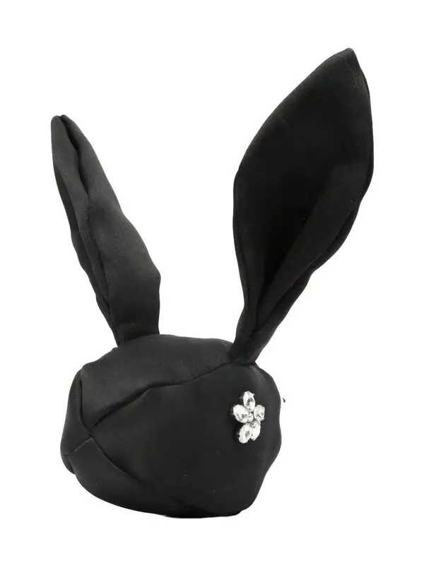 Simone Rocha Rabbit-ear Coin Purse - Black