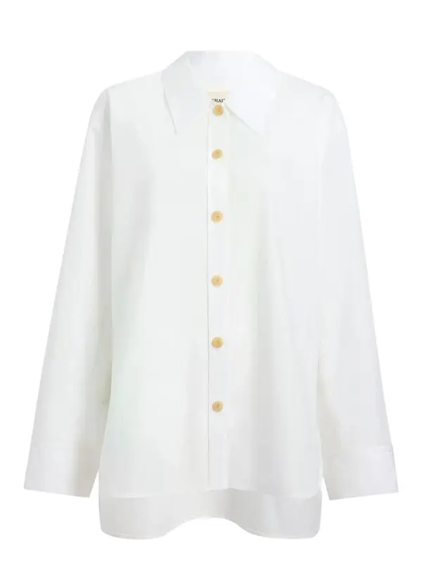 Khaite Herschel Buttoned Shirt - White
