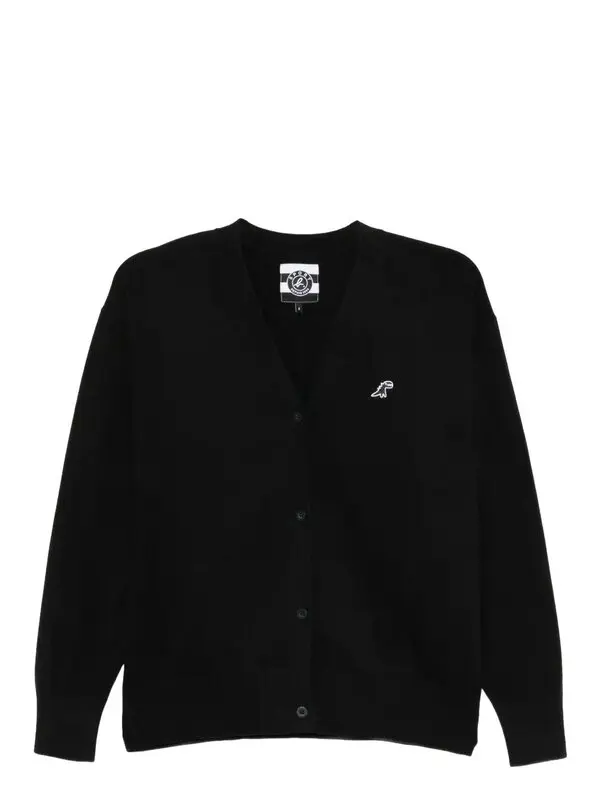 SPORT B. BY AGNÈS B. Dino Embroidered Cardigan - Black