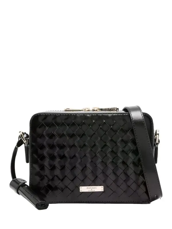 ASPINAL OF LONDON Woven Camera Bag - Black