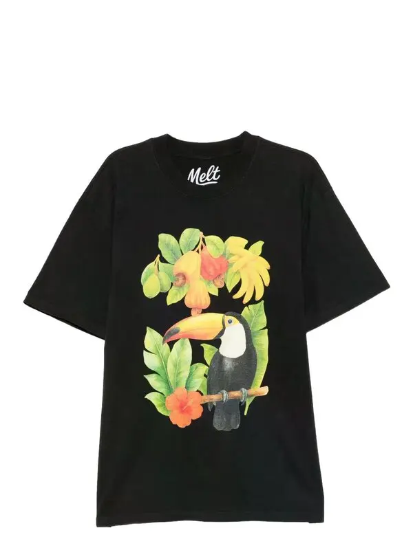 MELT Graphic-print T-shirt - Grey