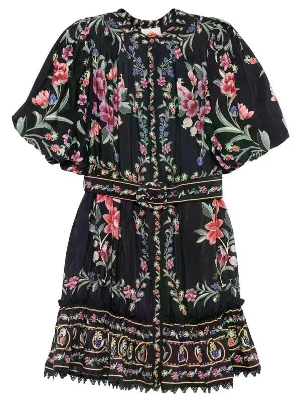 Farm Rio Belle Garden Dress - Black