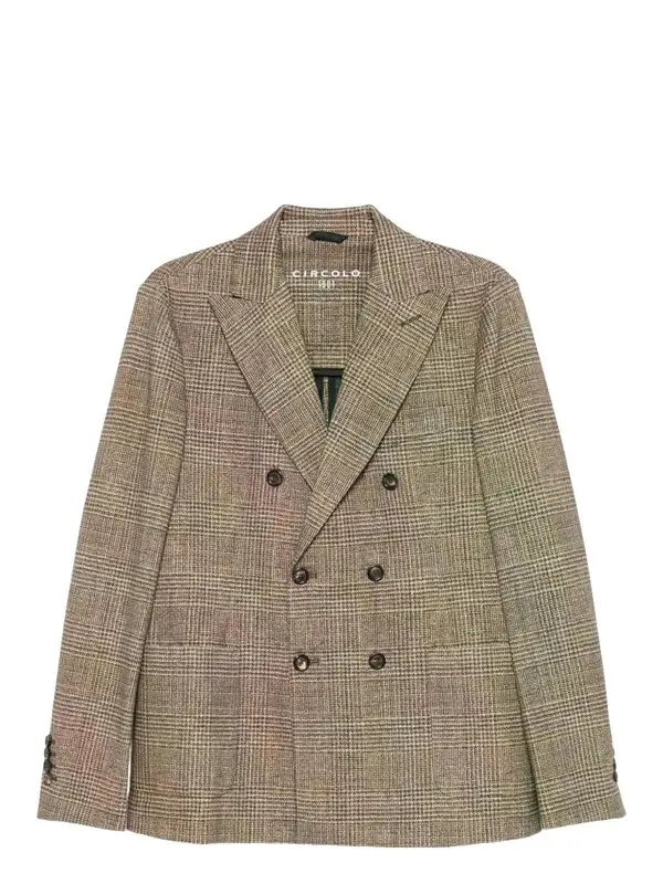 CIRCOLO 1901 Double-breasted Blazer - Brown
