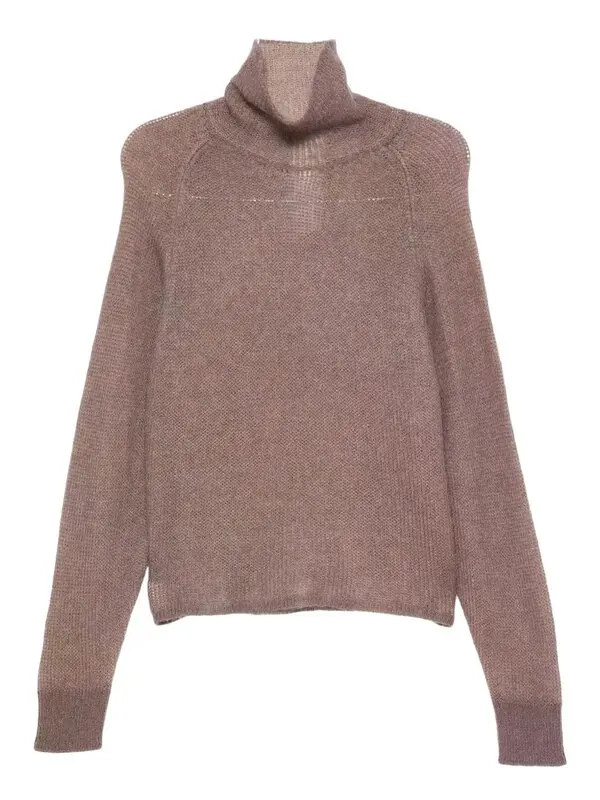 RAME Roll-neck Sweater - Brown