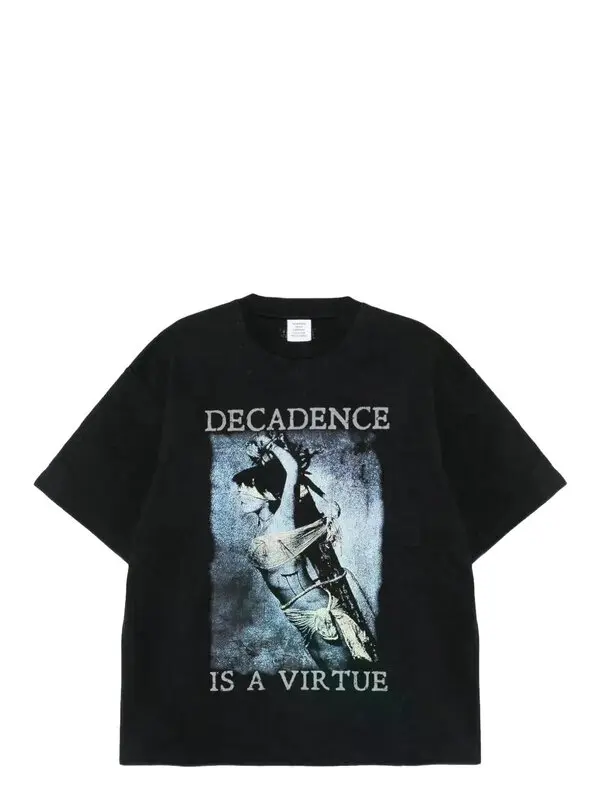 Vetements Graphic-print T-shirt - Black