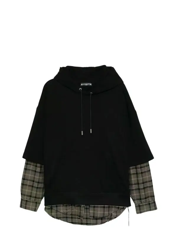 MASTERMIND WORLD Graphic-embroidered Hoodie - Black