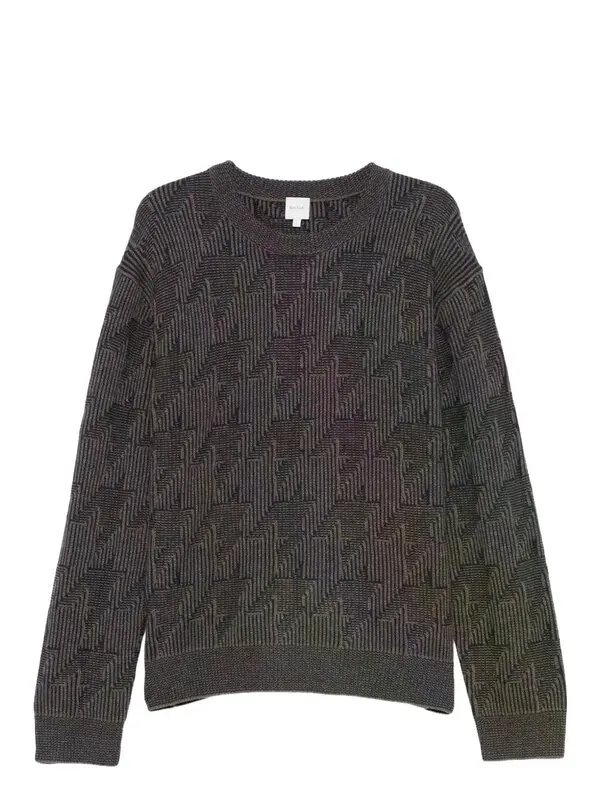 Paul Smith Geometric-pattern Sweater - Brown